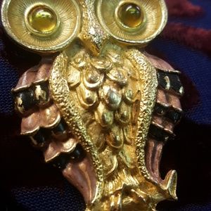 HMS | Jewelry | Hms Owl Necklace Vintage 15 L | Poshmark